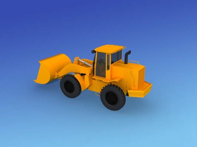Front End Loader V04 - 3D Model by Dreamscape Studios