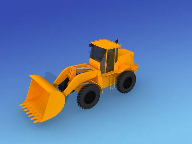 Front End Loader V04 - 3D Model by Dreamscape Studios