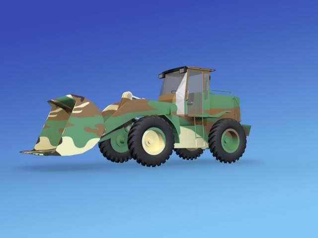 Front End Loader V05 - 3D Model by Dreamscape Studios