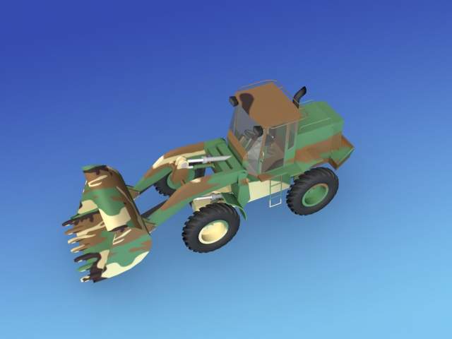 Front End Loader V05 - 3D Model by Dreamscape Studios