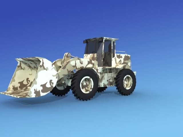 Front End Loader V06 - 3D Model by Dreamscape Studios