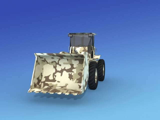 Front End Loader V06 - 3D Model by Dreamscape Studios