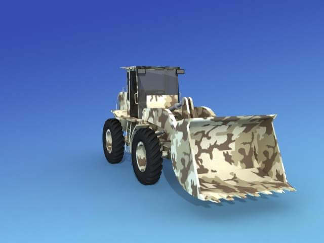 Front End Loader V06 - 3D Model by Dreamscape Studios