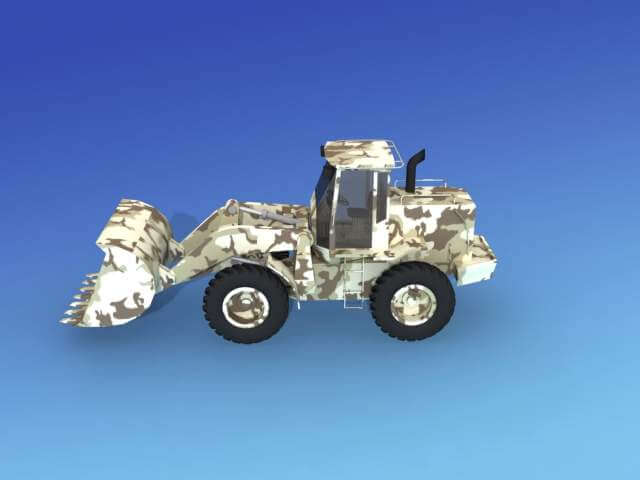 Front End Loader V06 - 3D Model by Dreamscape Studios