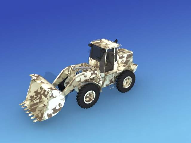 Front End Loader V06 - 3D Model by Dreamscape Studios