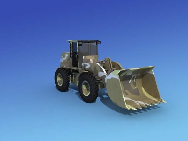 Front End Loader V07 - 3D Model by Dreamscape Studios