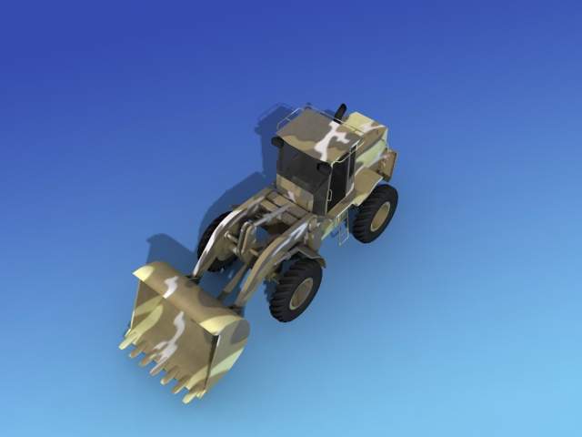 Front End Loader V07 - 3D Model by Dreamscape Studios