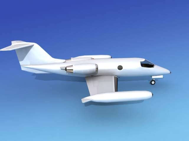 Gates Lear Jet 21 V00 - 3D Model by Dreamscape Studios