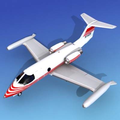 Gates Lear Jet 21 v19 - 3D Model by Dreamscape Studios
