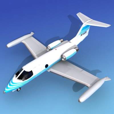 Gates Lear Jet 21 v20 - 3D Model by Dreamscape Studios