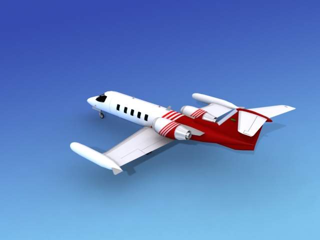 Gates Lear Jet 35 V15 - 3D Model by Dreamscape Studios