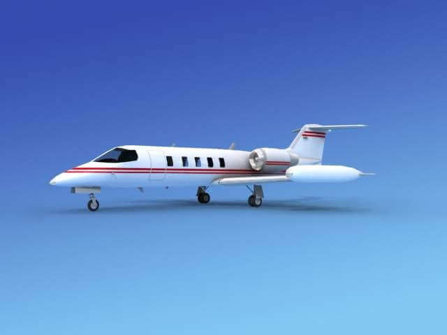 Gates Lear Jet 35 V18 - 3D Model by Dreamscape Studios