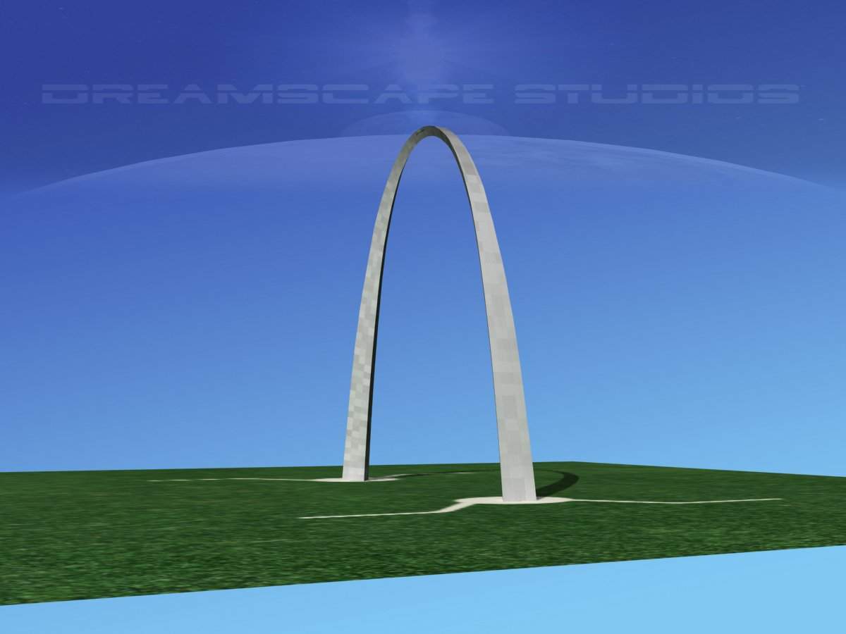 Gateway Arch - 3D Model by Dreamscape Studios