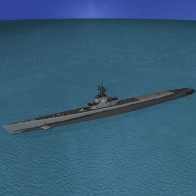 Gato Class Submarine SS230 USS Finback - 3D Model by Dreamscape Studios