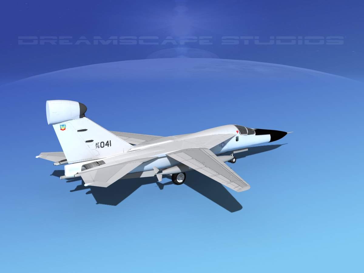 General Dynamics EF-111 Raven V03 USAF 3D Model by Dreamscape Studios