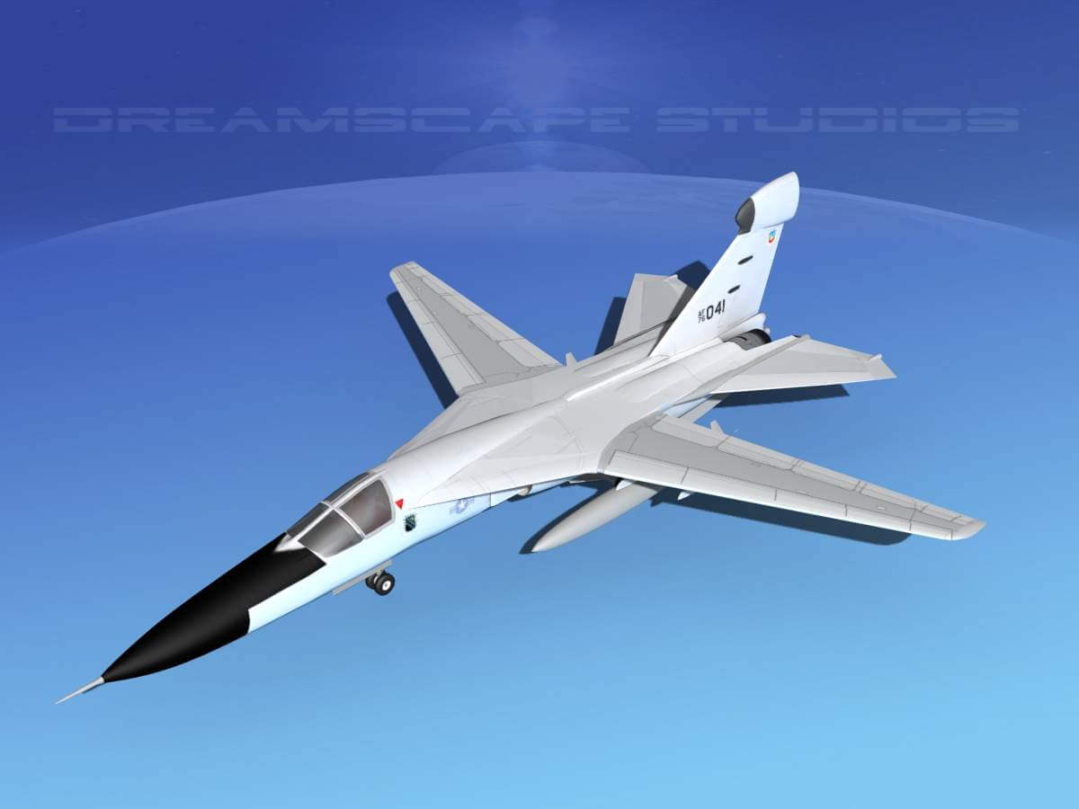 General Dynamics EF-111 Raven V03 USAF 3D Model by Dreamscape Studios
