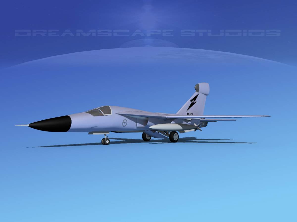 General Dynamics EF-111 Raven V04 RAAF 3D Model by Dreamscape Studios