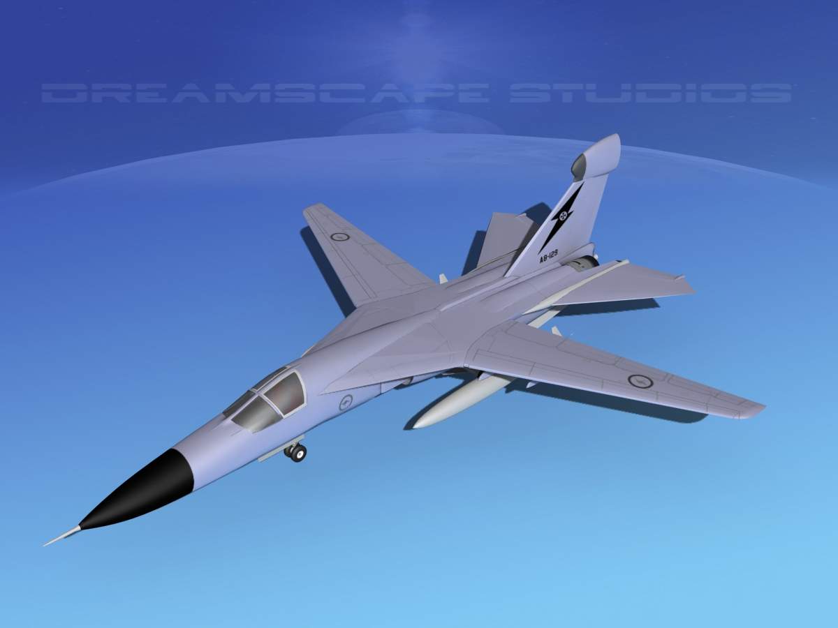 General Dynamics EF-111 Raven V04 RAAF 3D Model by Dreamscape Studios