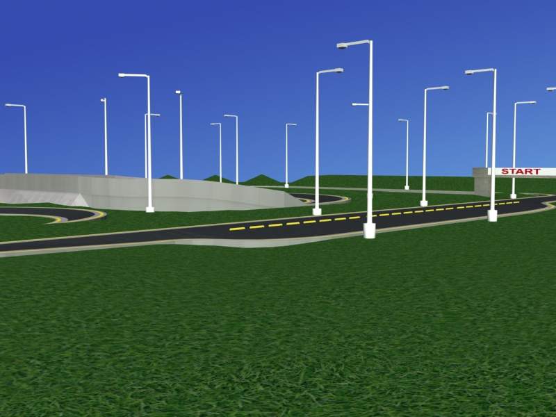 Go Kart Track - 3D Model by Dreamscape Studios