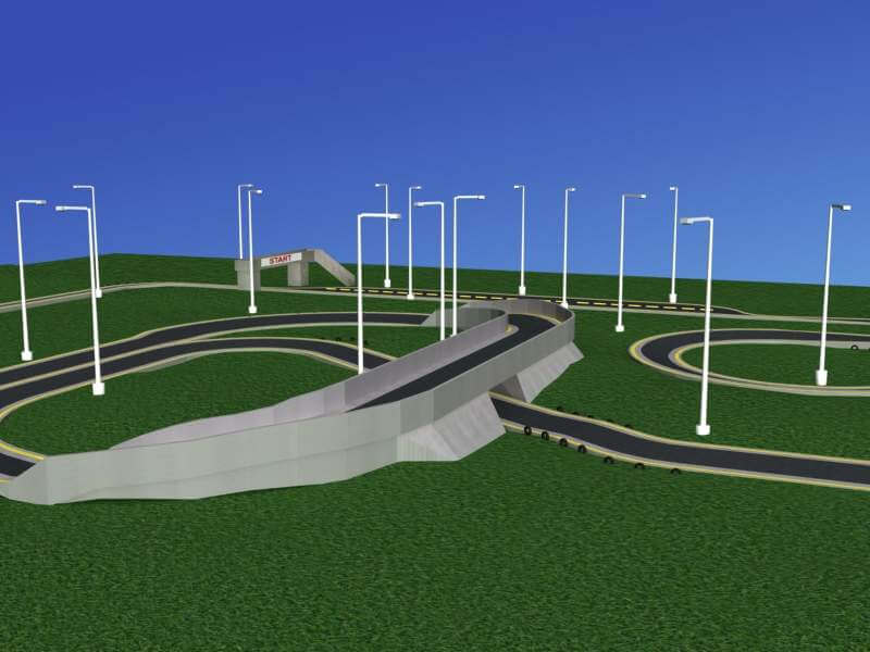 Go Kart Track - 3D Model by Dreamscape Studios