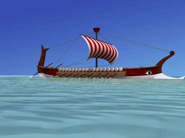 Greek Galley - 3D Model by Dreamscape Studios