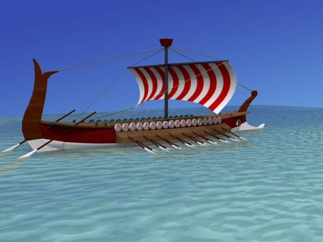 Greek Galley - 3D Model by Dreamscape Studios