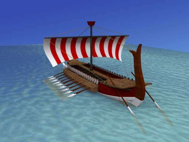 Greek Galley - 3D Model by Dreamscape Studios