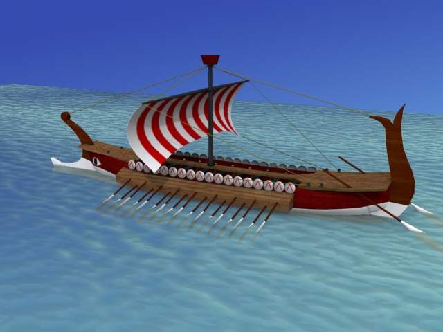 Greek Galley - 3D Model by Dreamscape Studios