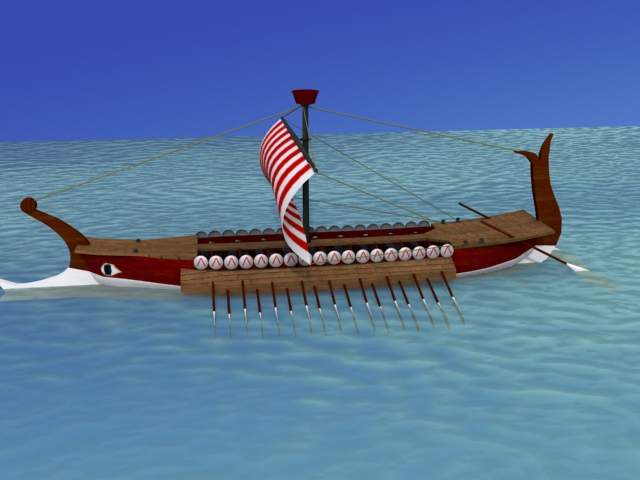 Greek Galley - 3D Model by Dreamscape Studios