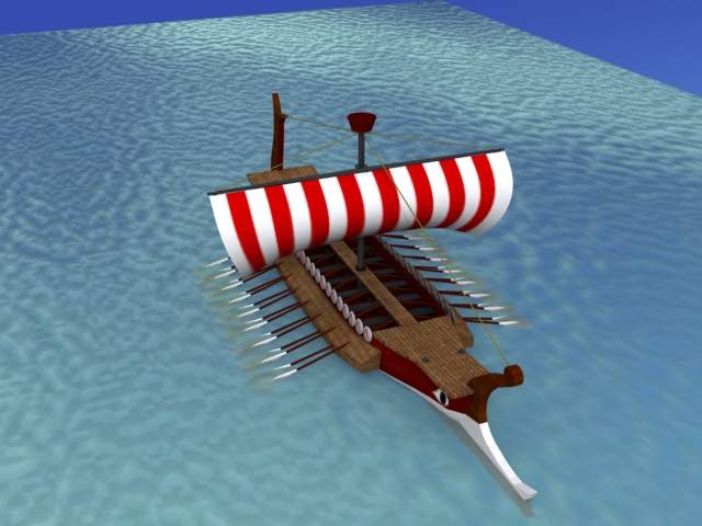 Greek Galley - 3D Model by Dreamscape Studios