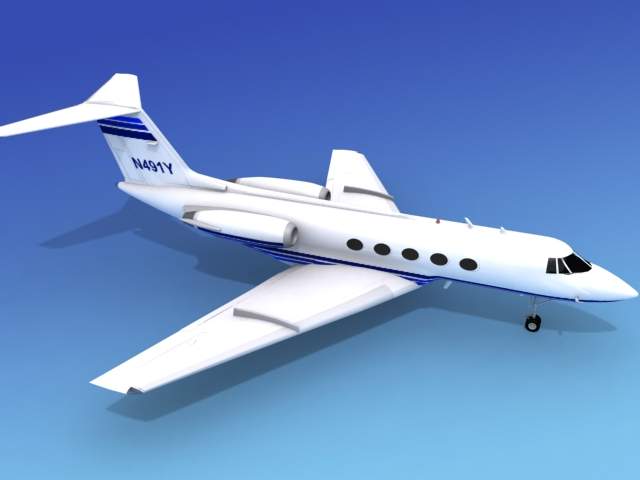 Grumman Gulfstream G-II V01 3D Model by Dreamscape Studios