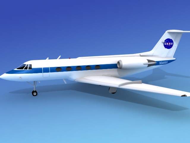 Grumman Gulfstream G-II V02 3D Model by Dreamscape Studios