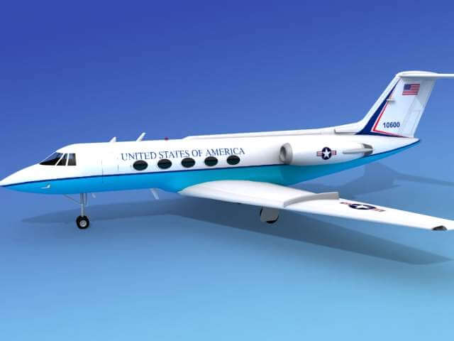 Grumman Gulfstream G-II V03 3D Model by Dreamscape Studios