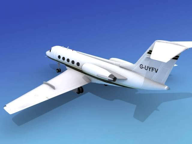 Grumman Gulfstream G-II V10 3D Model by Dreamscape Studios