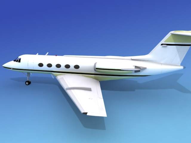 Grumman Gulfstream G-II V13 3D Model by Dreamscape Studios
