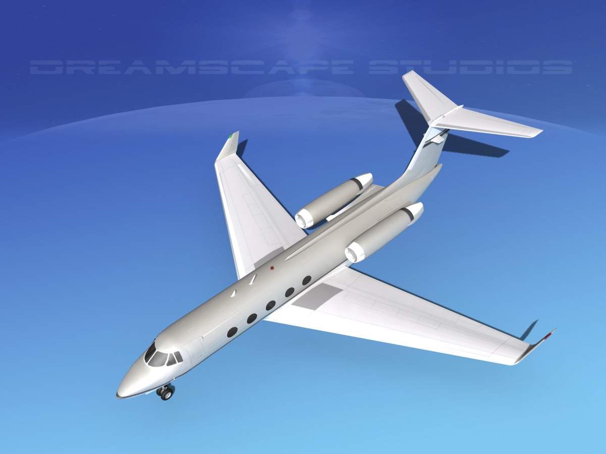 Grumman Gulfstream GV V07 - 3D Model by Dreamscape Studios