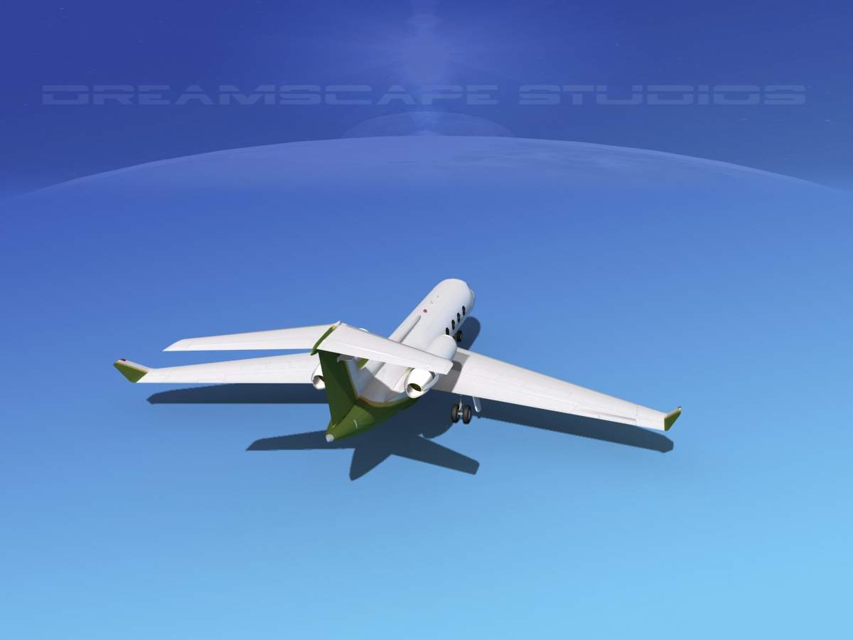 Grumman Gulfstream GV V13 - 3D Model by Dreamscape Studios