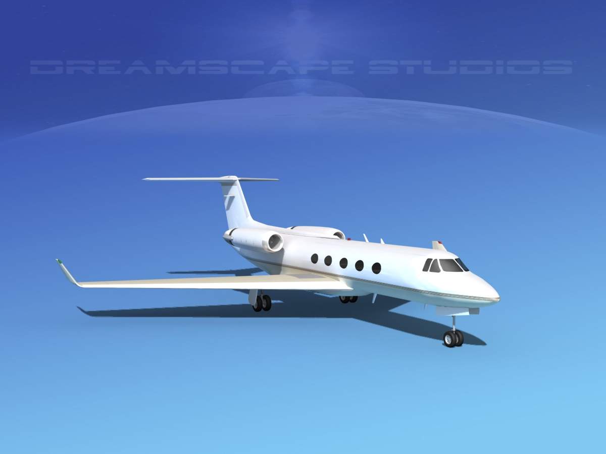 Grumman Gulfstream GV V14 - 3D Model by Dreamscape Studios