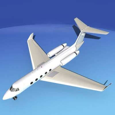 Grumman Gulfstream GV V15 - 3D Model by Dreamscape Studios