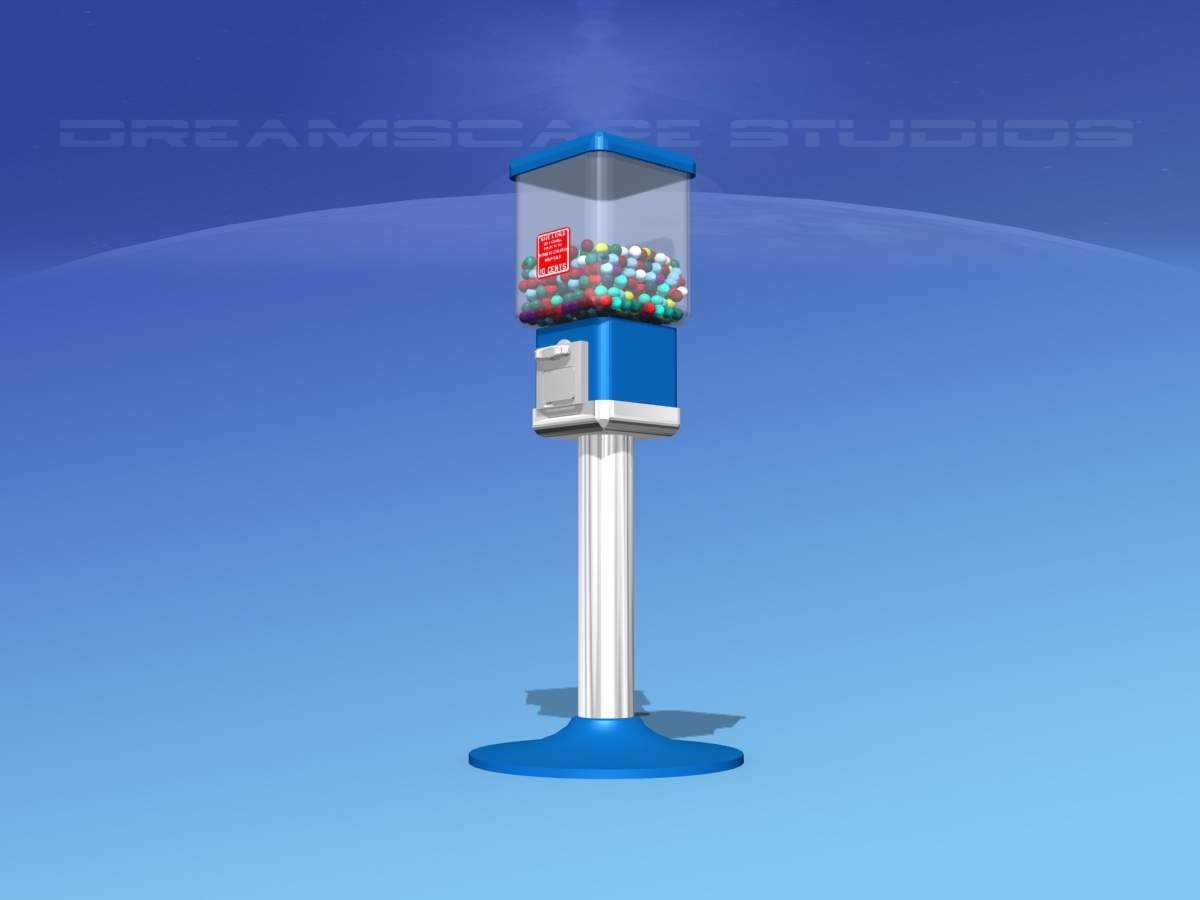 Gumball Machine 3D Model