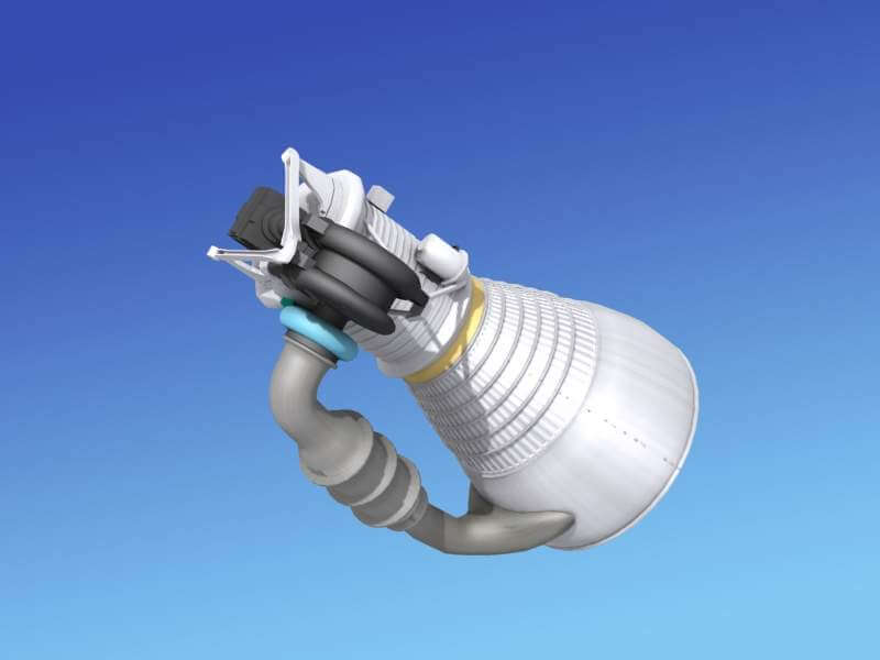 H-1 Saturn Rocket Engine 3D Model by Dreamscape Studios