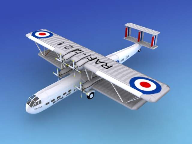 Handley Page HP-42 Hannibal V03 3D Model by Dreamscape Studios