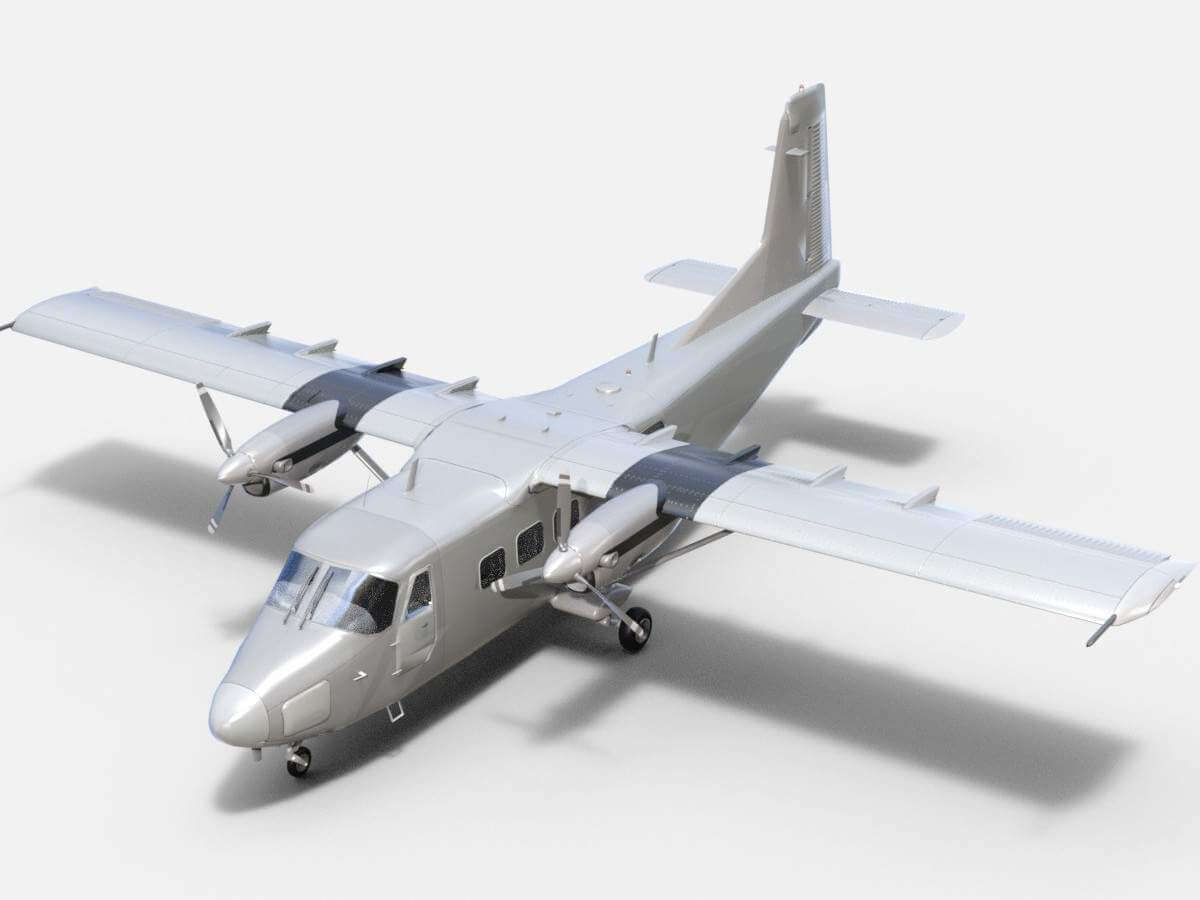 Harbin Y-12 II HP V00 3D Model by Dreamscape Studios