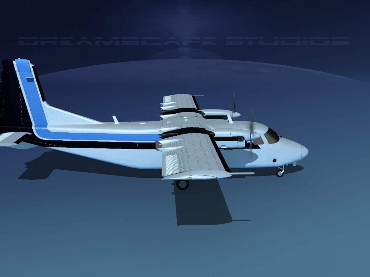 Harbin Y-12 II HP V07 3D Model by Dreamscape Studios