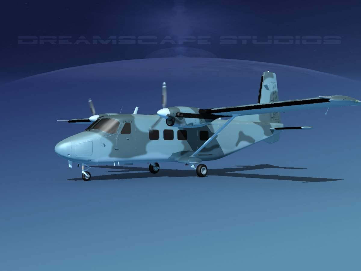 Harbin Y-12 II Military 3D Model by Dreamscape Studios