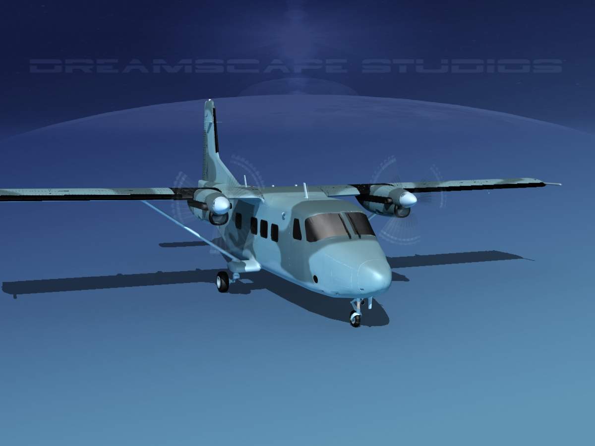 Harbin Y-12 II Military 3D Model by Dreamscape Studios