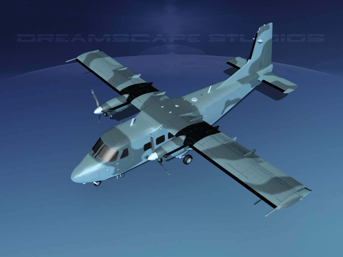 Harbin Y-12 II Military 3D Model by Dreamscape Studios