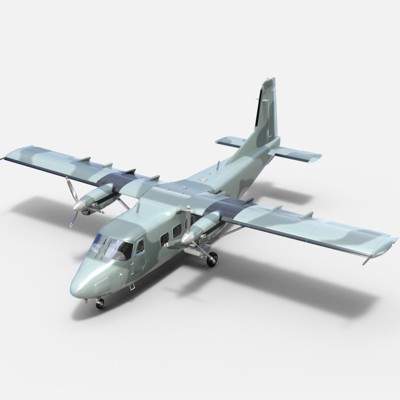 Harbin Y-12 II Military 3D Model by Dreamscape Studios