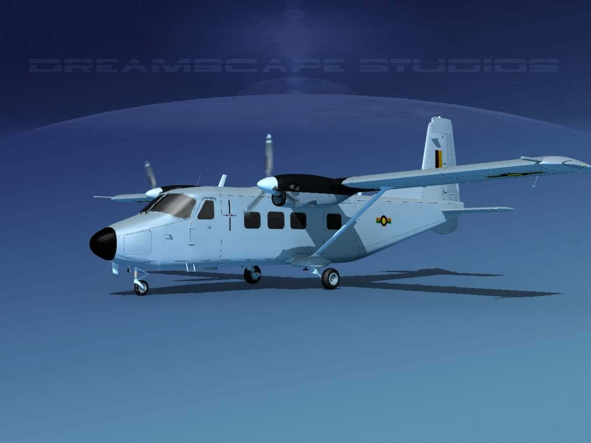 Harbin Y-12 II Sri Lanka Air Force 3D Model by Dreamscape Studios