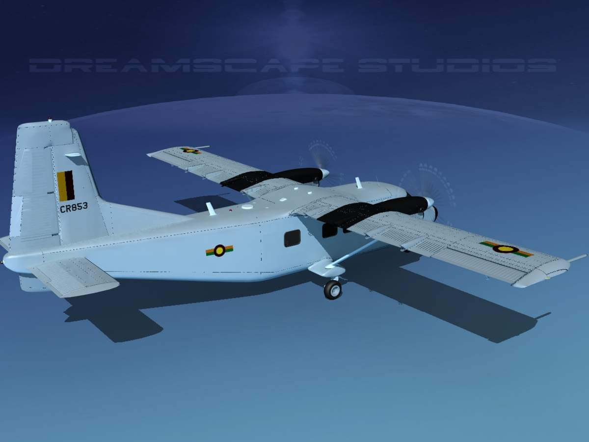 Harbin Y-12 II Sri Lanka Air Force 3D Model by Dreamscape Studios